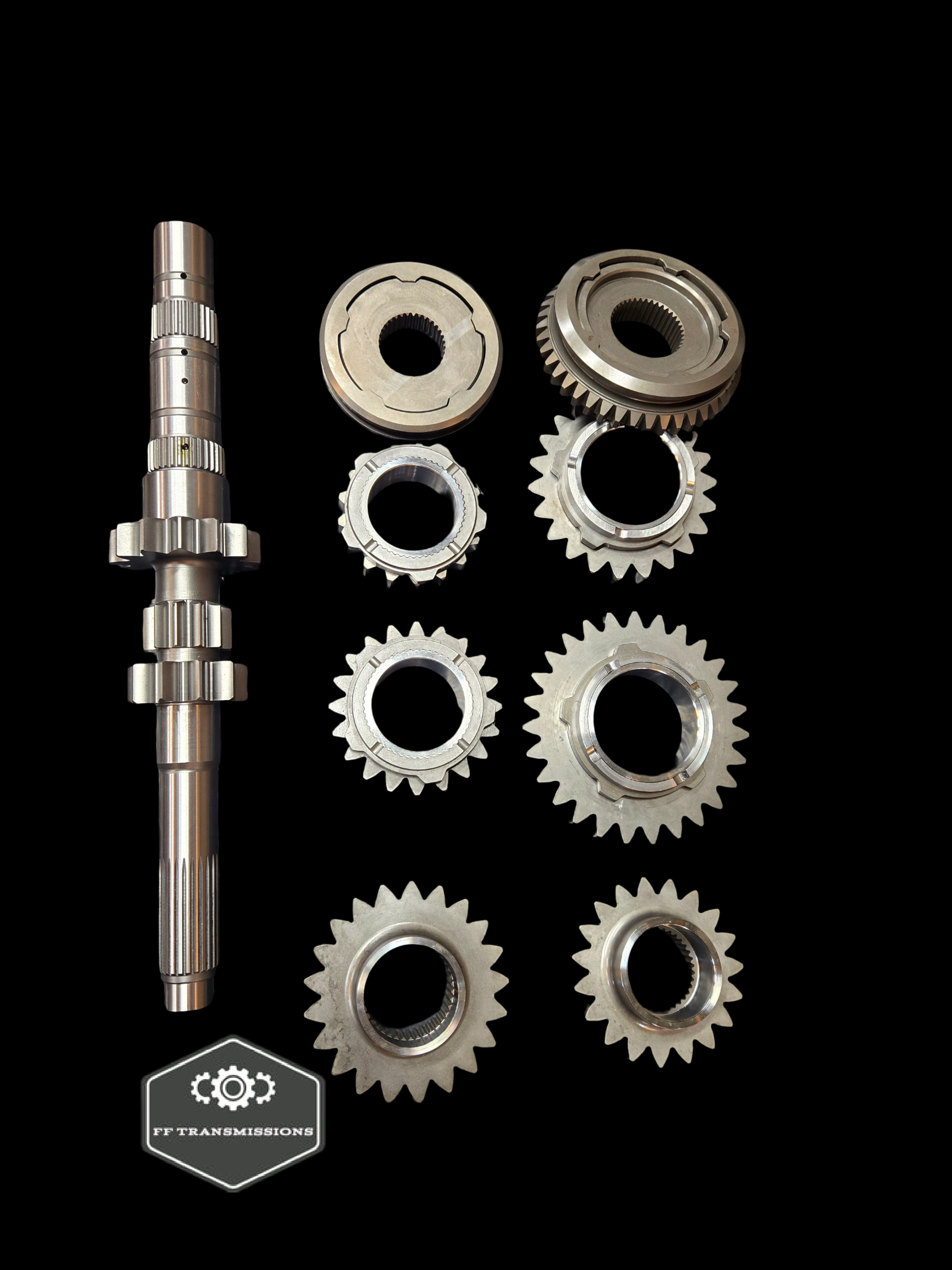 FF TRANSMISSIONS STRAIGHT CUT DOG GEARS HONDA K SERIES K20&K24 1-4 V2 ...